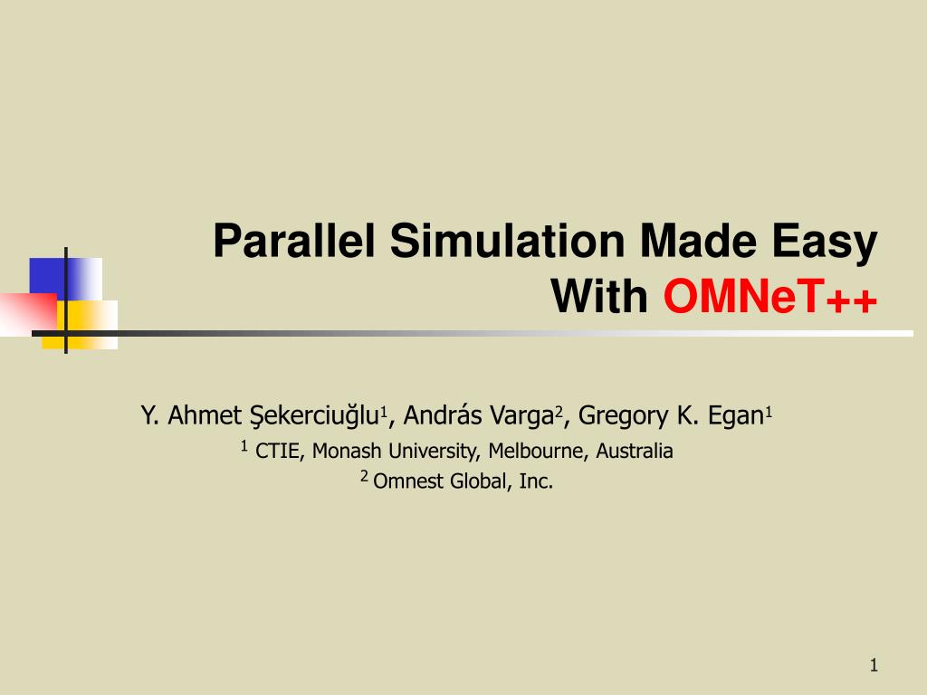 PPT - Parallel Simulation Made Easy With OMNeT++ PowerPoint Presentation - ID:464637