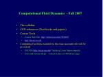 PPT - Lecture 18 - Eulerian Flow Modeling Applied Computational Fluid Dynamics PowerPoint ...