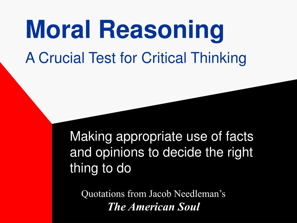 PPT - Moral Reasoning PowerPoint Presentation, free download - ID:466666