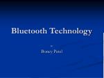 PPT - An Introduction to BLUETOOTH TECHNOLOGY PowerPoint Presentation ...