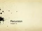 PPT - Recursion in SQL PowerPoint Presentation, free download - ID:500906