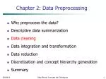 PPT - The Knowledge Discovery Process; Data Preparation & Preprocessing ...