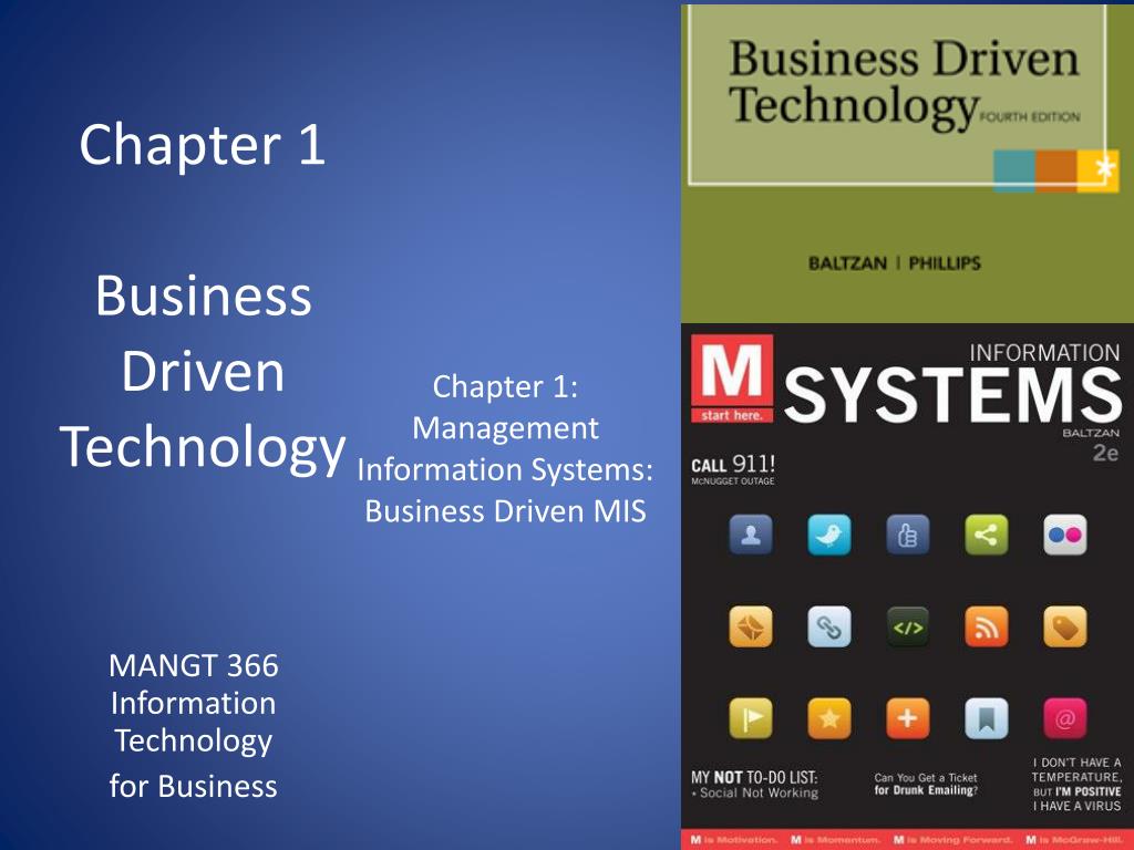PPT - Chapter 1 Business Driven Technology PowerPoint Presentation ...