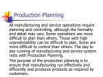 PPT - Planning Products for Production PowerPoint Presentation, free ...