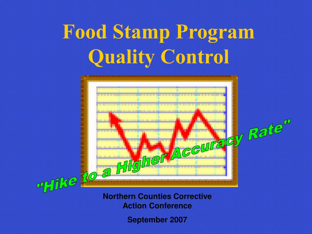 PPT - Food Stamp Program Quality Control PowerPoint Presentation, free ...