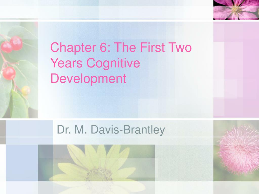PPT - Chapter 6: The First Two Years Cognitive Development PowerPoint ...