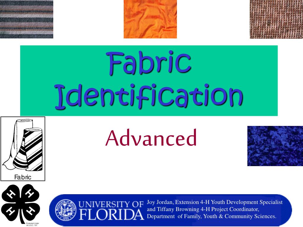 PPT - Fabric Identification PowerPoint Presentation, free download - ID ...