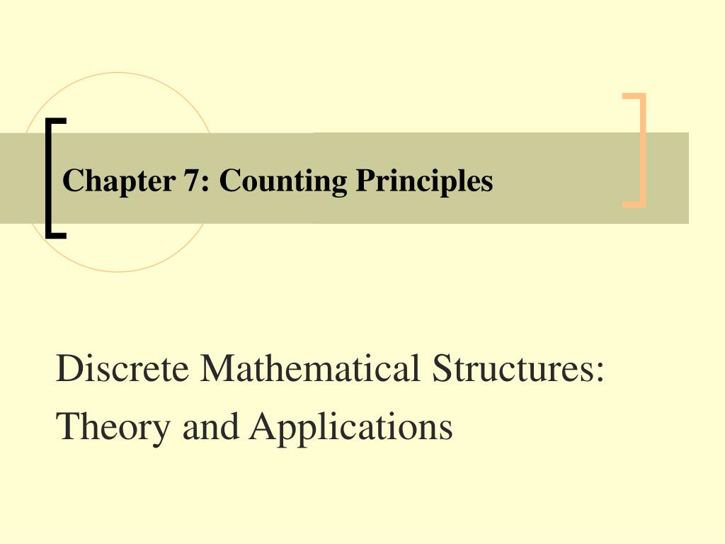 PPT - Chapter 7: Counting Principles PowerPoint Presentation, free ...