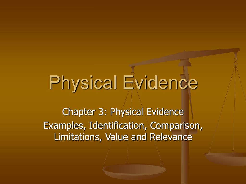 PPT - Physical Evidence PowerPoint Presentation, free download - ID:476014