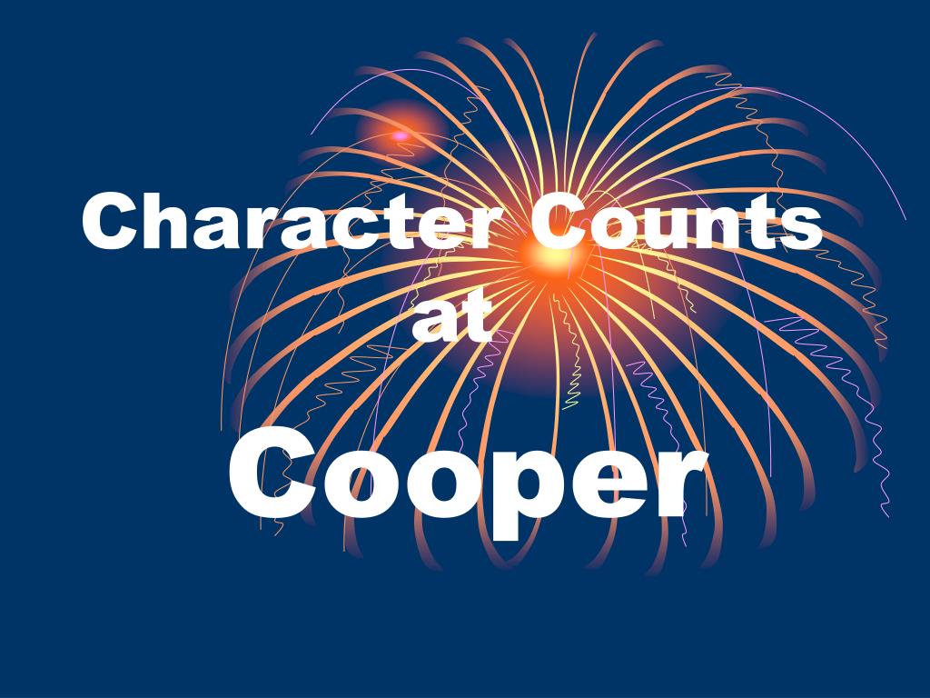 PPT - Character Counts at PowerPoint Presentation, free download - ID ...