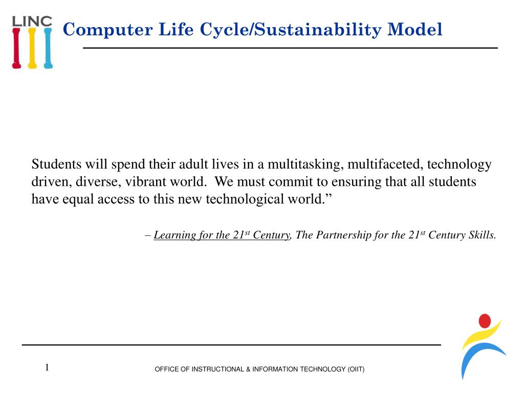 PPT - Computer Life Cycle/Sustainability Model PowerPoint Presentation ...