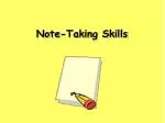PPT - Listening Skills Successful Note Taking PowerPoint Presentation ...