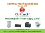 PPT - UNINTERRUPTIBLE POWER SUPPLIES (UPS) PowerPoint Presentation ...