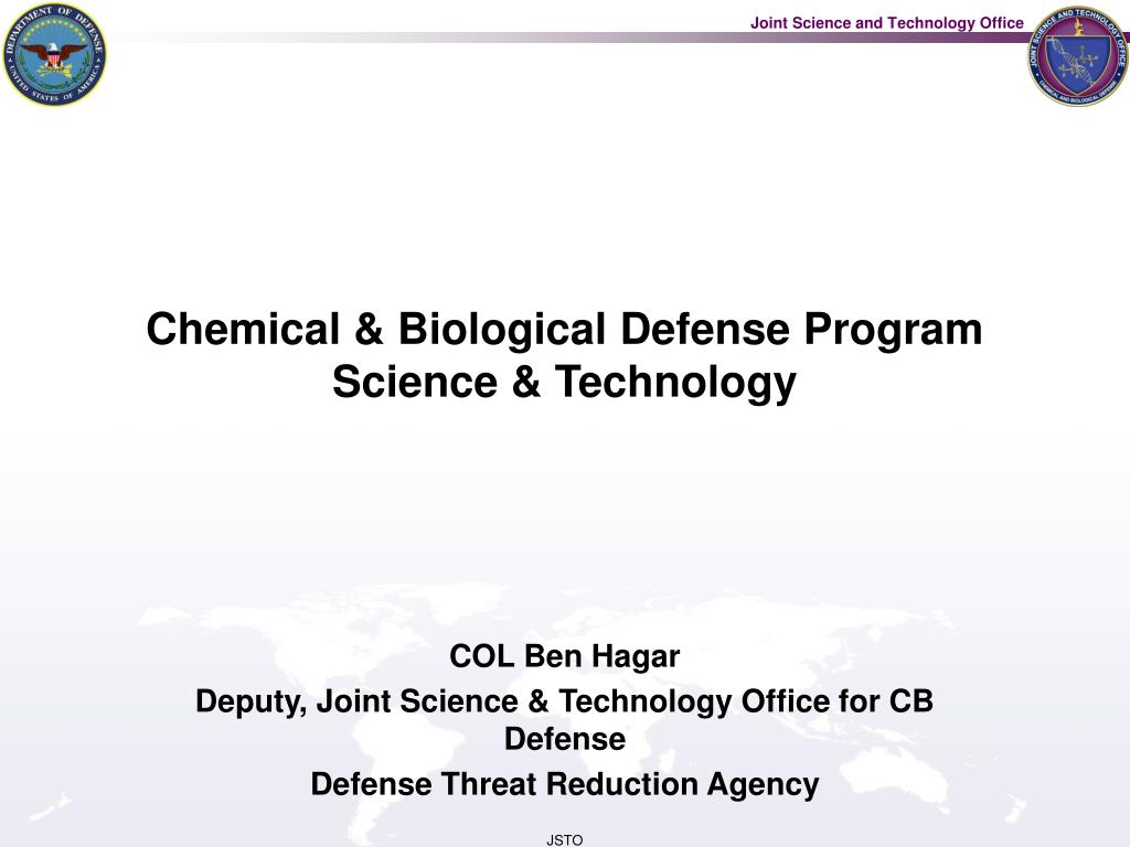 PPT - Chemical & Biological Defense Program Science & Technology ...