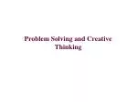 PPT - CREATIVE PROBLEM SOLVING PowerPoint Presentation, free download - ID:6695192