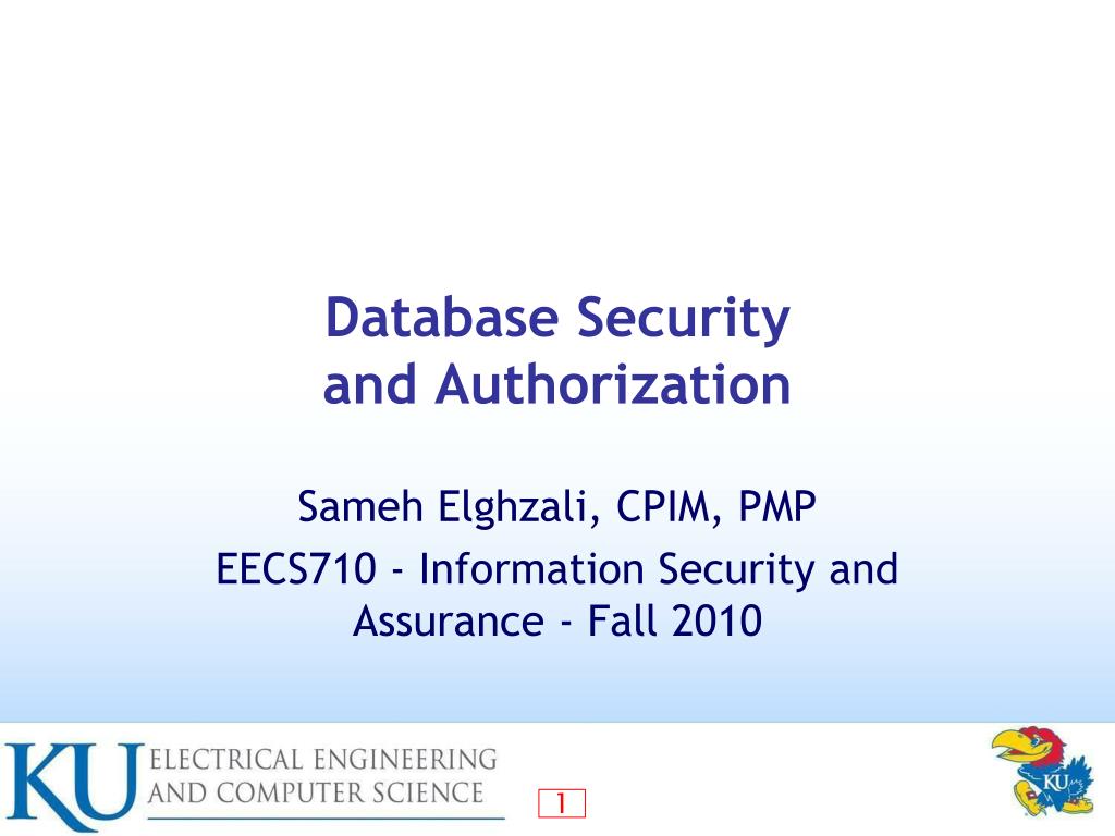PPT - Database Security and Authorization PowerPoint Presentation, free ...