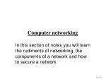 PPT - Overview of Computer Networking PowerPoint Presentation, free ...