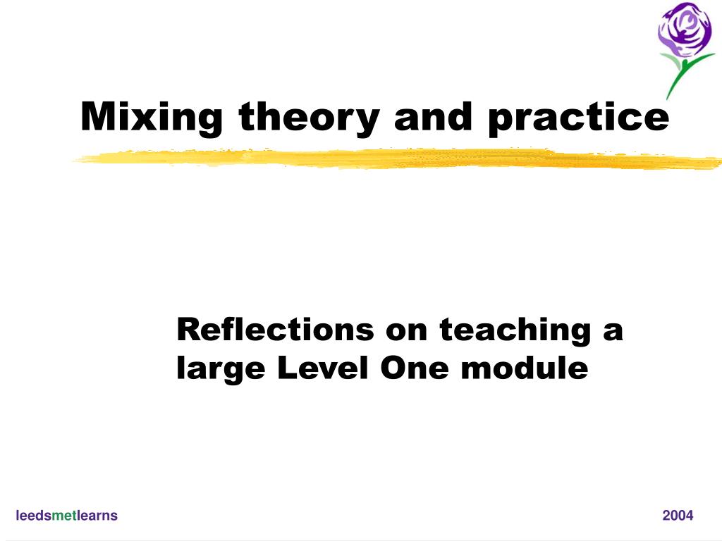 PPT - Mixing theory and practice PowerPoint Presentation, free download ...
