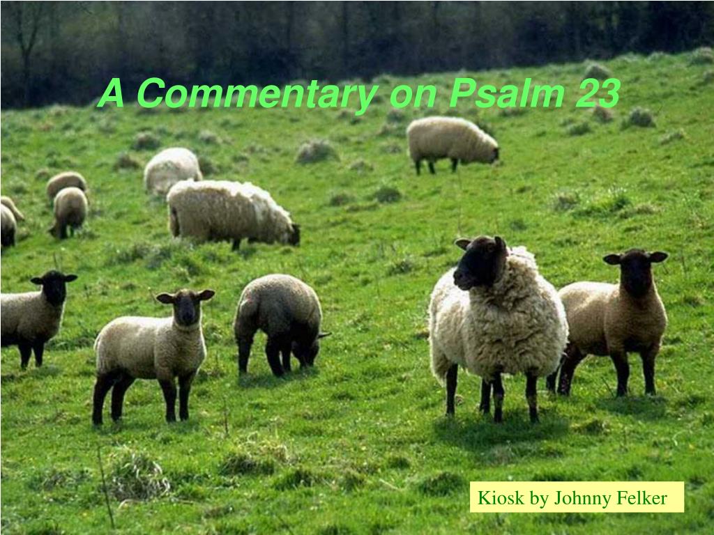 PPT - A Commentary on Psalm 23 PowerPoint Presentation, free download ...
