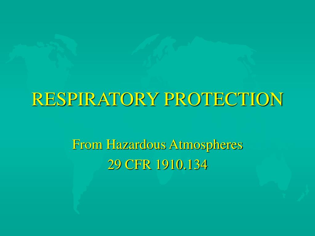 PPT - RESPIRATORY PROTECTION PowerPoint Presentation, free download ...