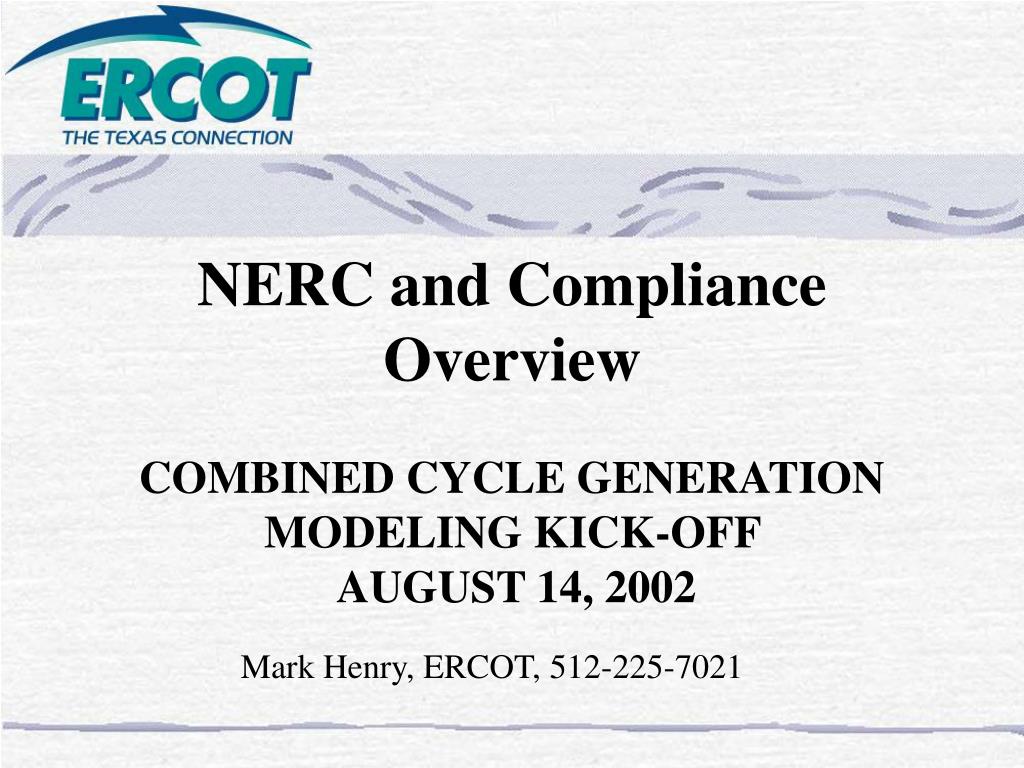 PPT - NERC and Compliance Overview PowerPoint Presentation, free ...