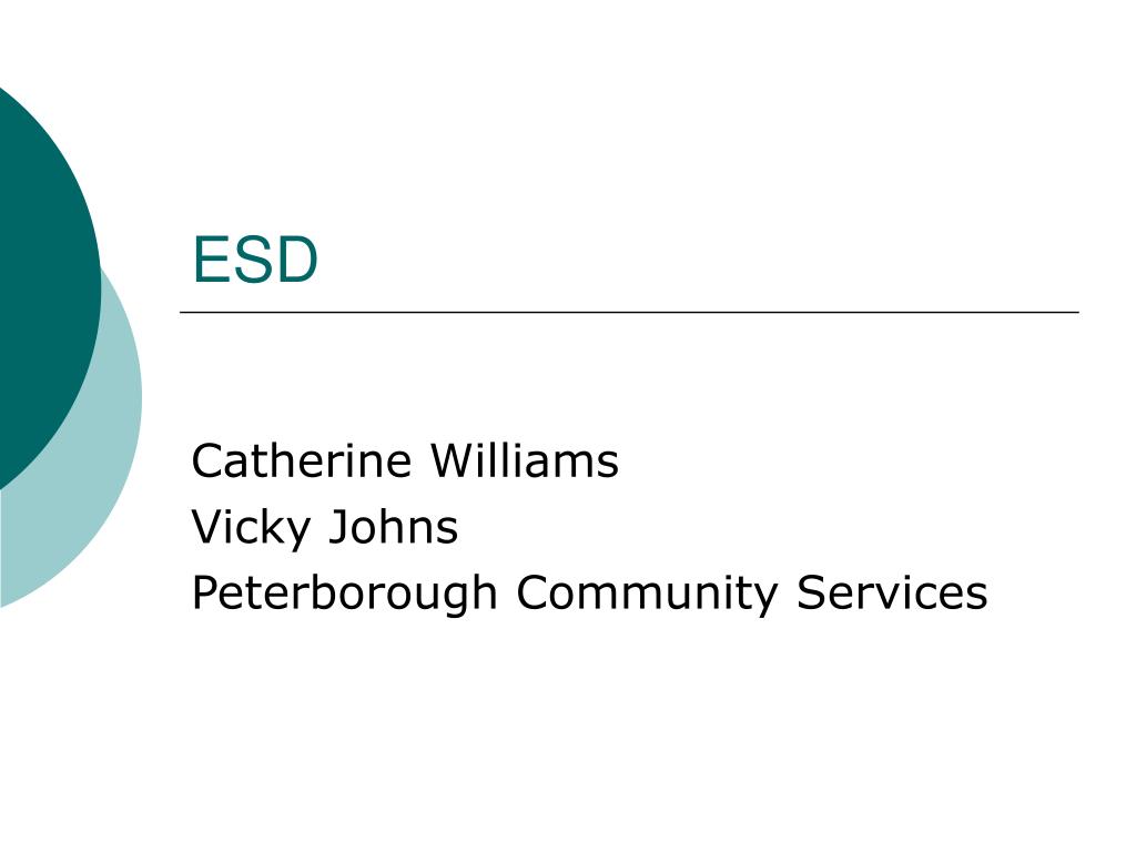PPT - ESD PowerPoint Presentation, free download - ID:489015