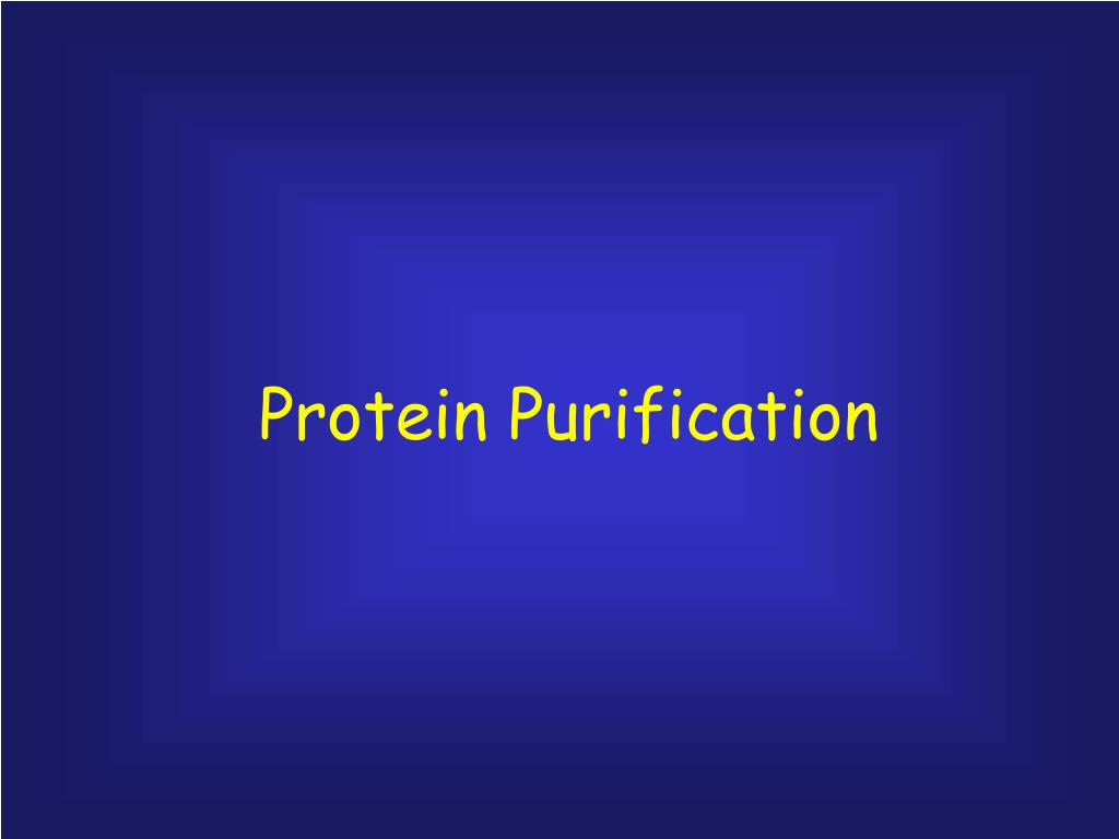 PPT - Protein Purification PowerPoint Presentation, free download - ID ...