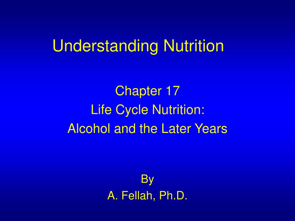 PPT - Understanding Nutrition PowerPoint Presentation, free download ...