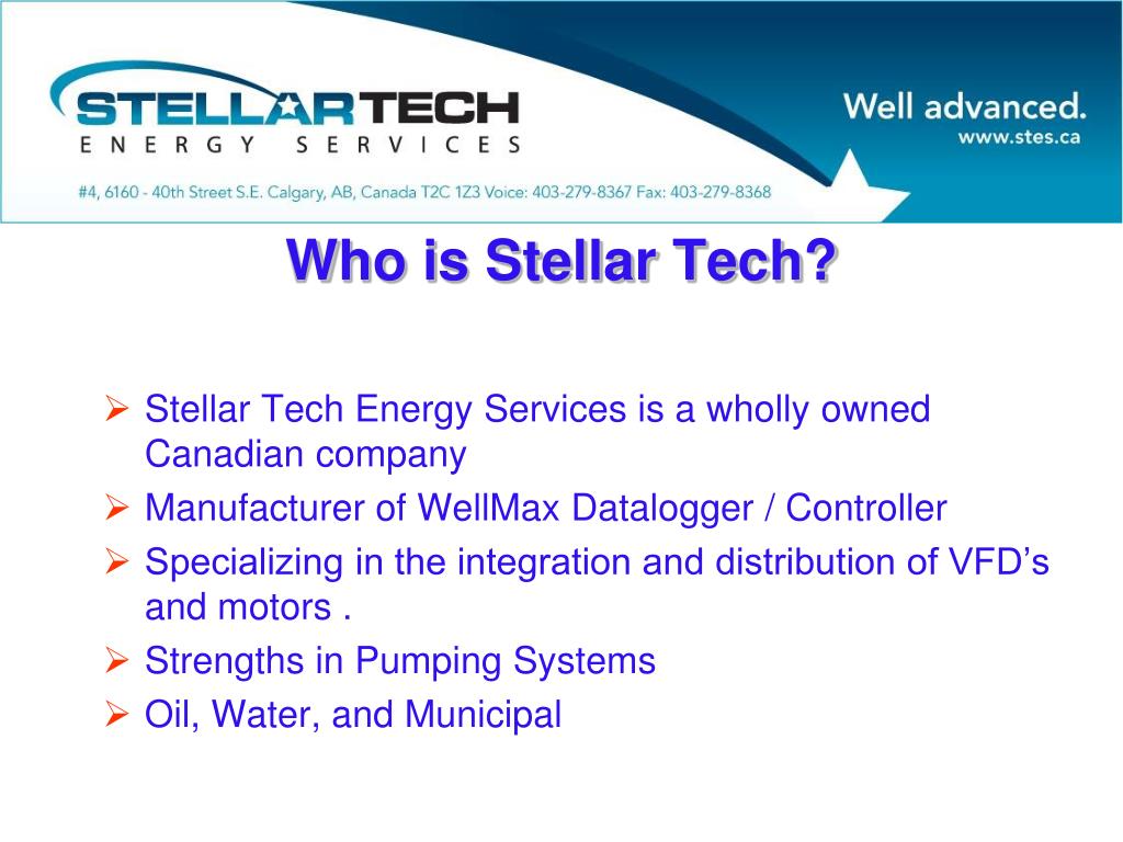 PPT - Who is Stellar Tech? PowerPoint Presentation, free download - ID ...