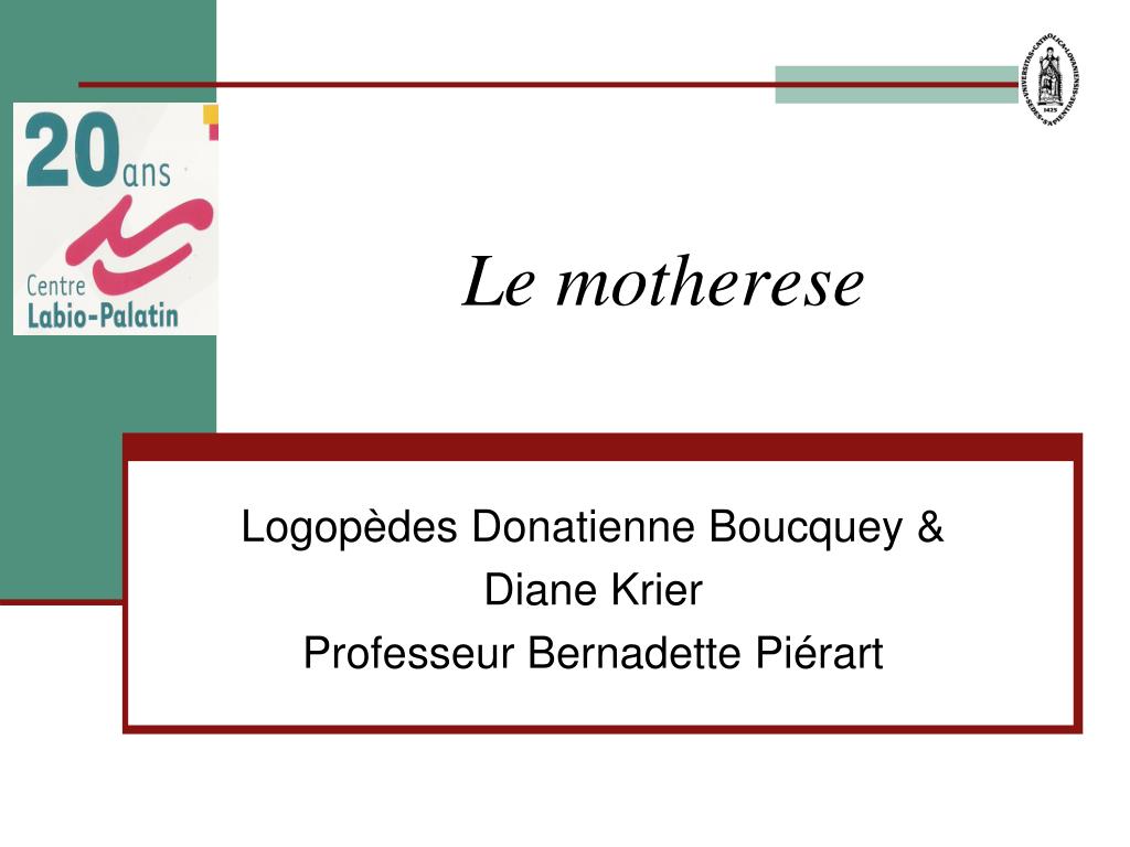 PPT - Le motherese PowerPoint Presentation, free download - ID:491527