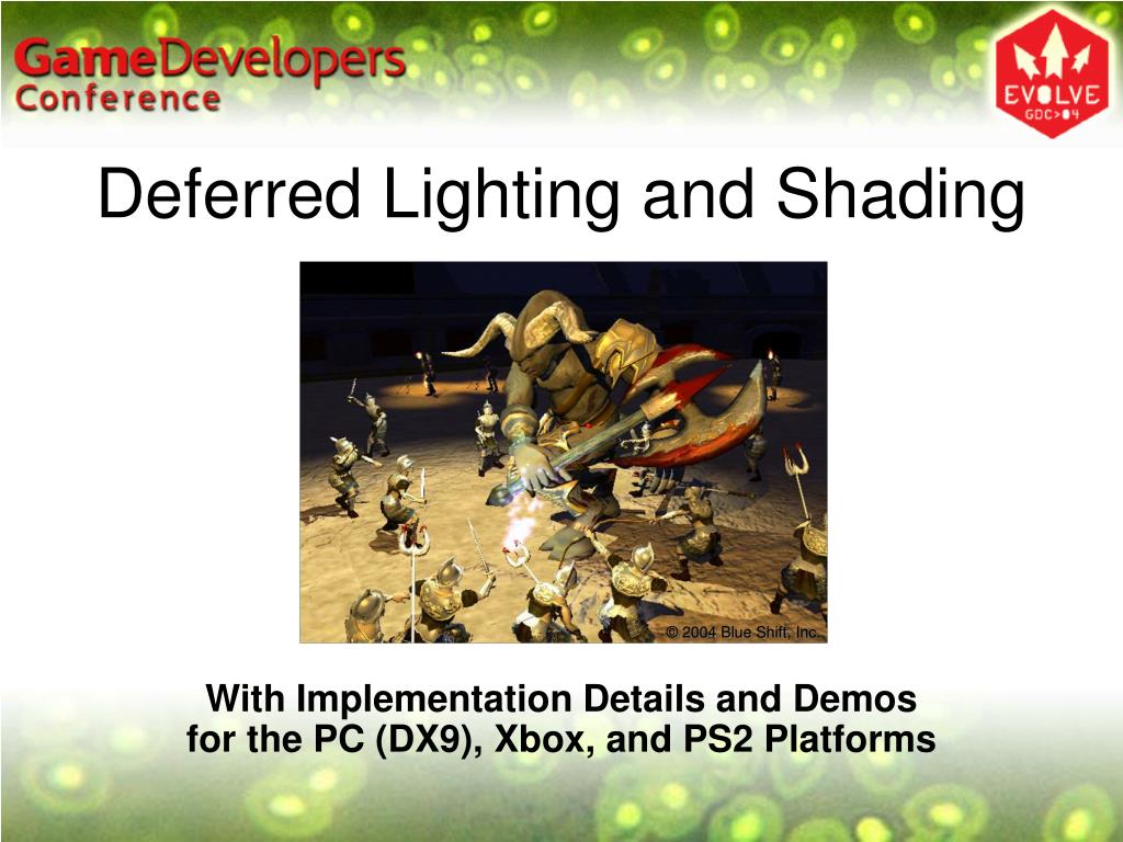 PPT - Deferred Lighting and Shading PowerPoint Presentation, free ...
