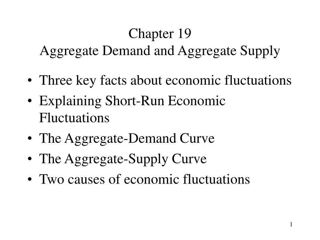 PPT - Chapter 19 Aggregate Demand and Aggregate Supply PowerPoint ...