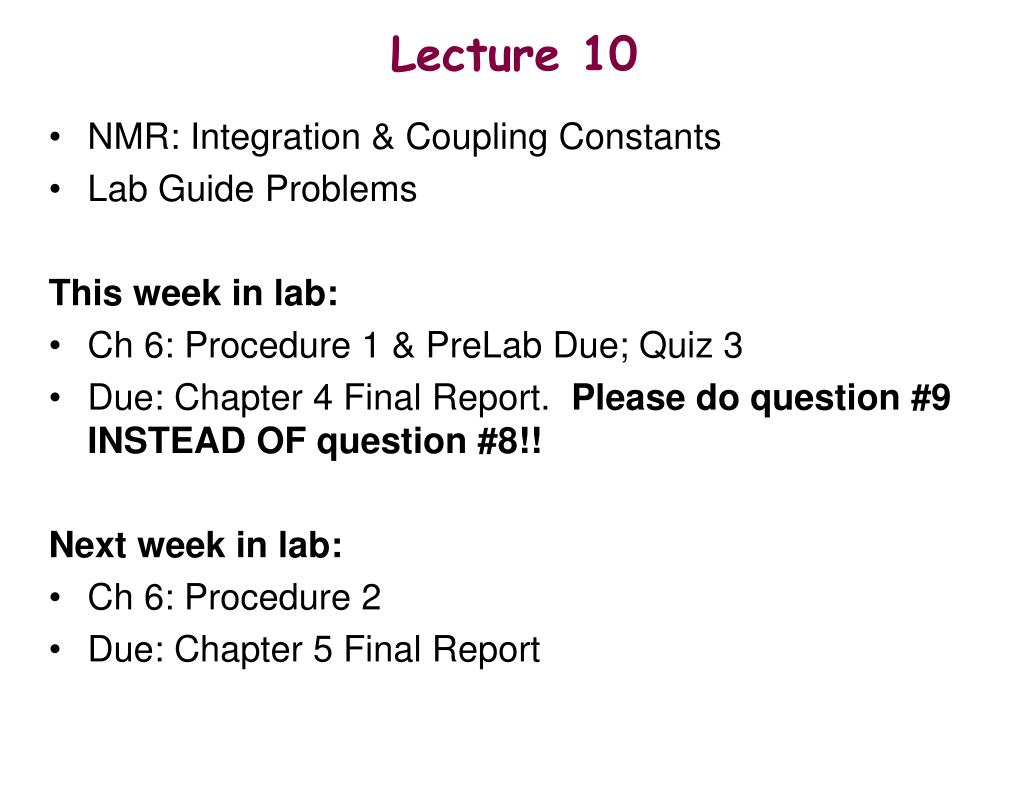 PPT - Lecture 10 PowerPoint Presentation, free download - ID:494530