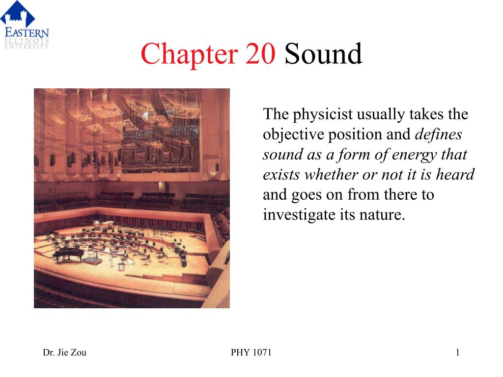 PPT - Chapter 20 Sound PowerPoint Presentation, free download - ID:496340
