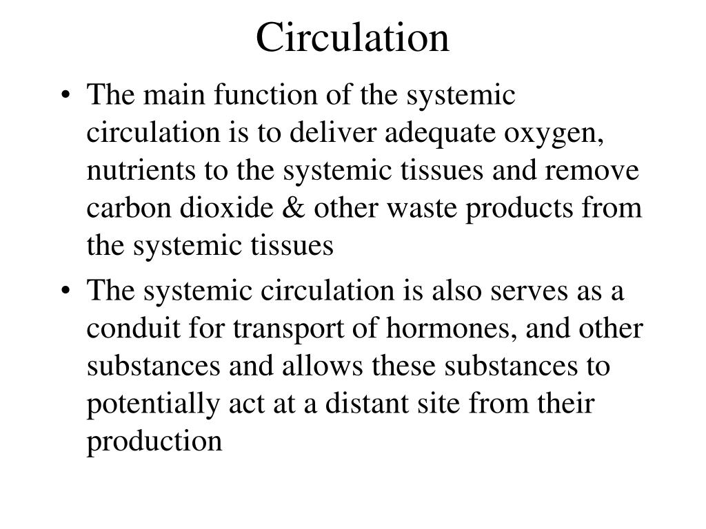 PPT - Circulation PowerPoint Presentation, free download - ID:496505
