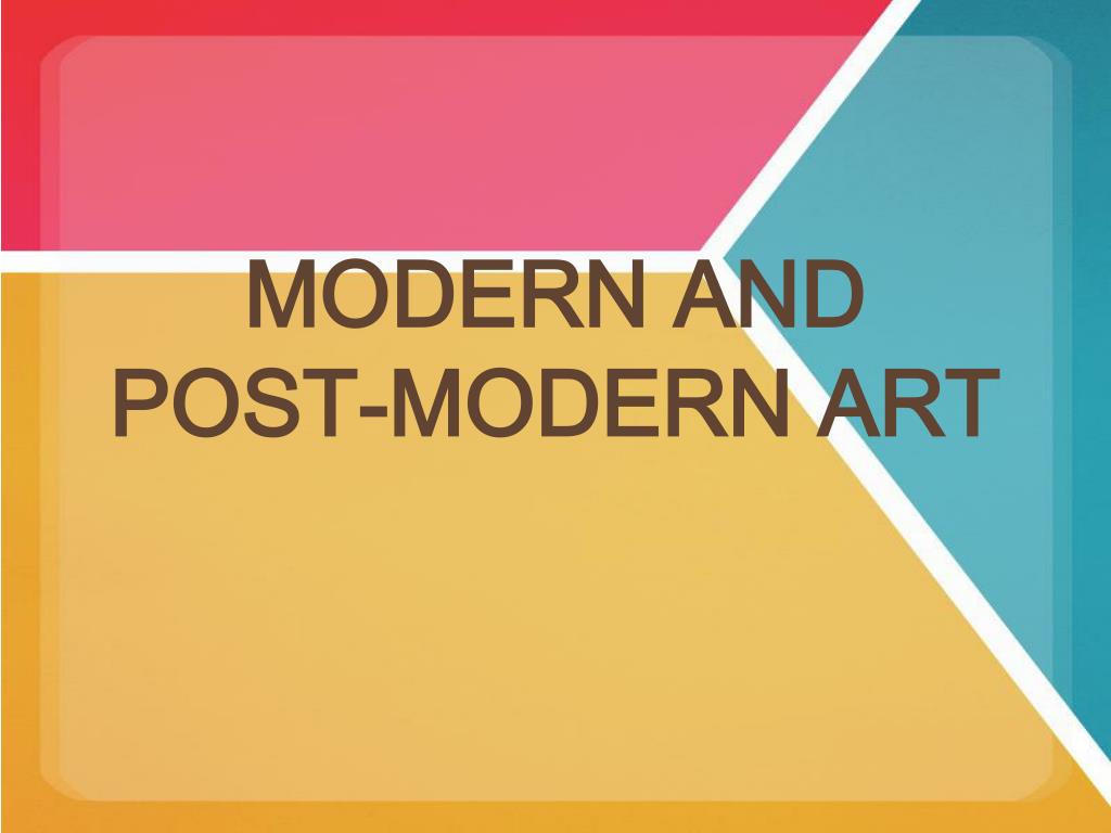 PPT - Modern Art PowerPoint Presentation, free download - ID:496507