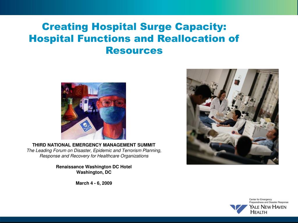 PPT - Creating Hospital Surge Capacity: Hospital Functions and ...