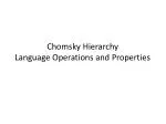 PPT - The Chomsky Hierarchy PowerPoint Presentation, free download - ID ...