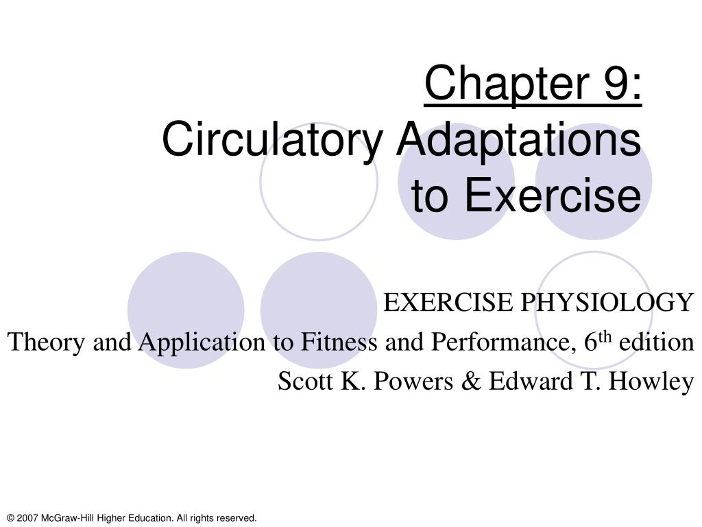 PPT - Chapter 9: Circulatory Adaptations to Exercise PowerPoint ...