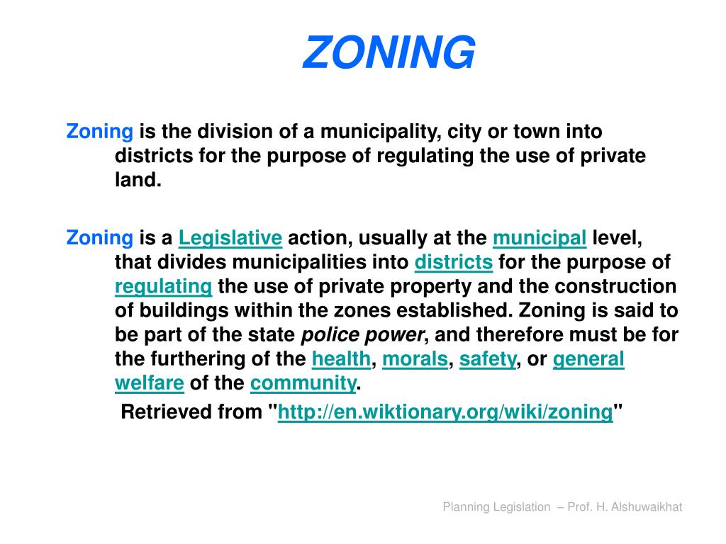 PPT - ZONING PowerPoint Presentation, free download - ID:49906