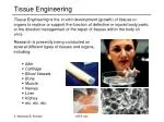 PPT - Tissue Engineering PowerPoint Presentation, free download - ID ...