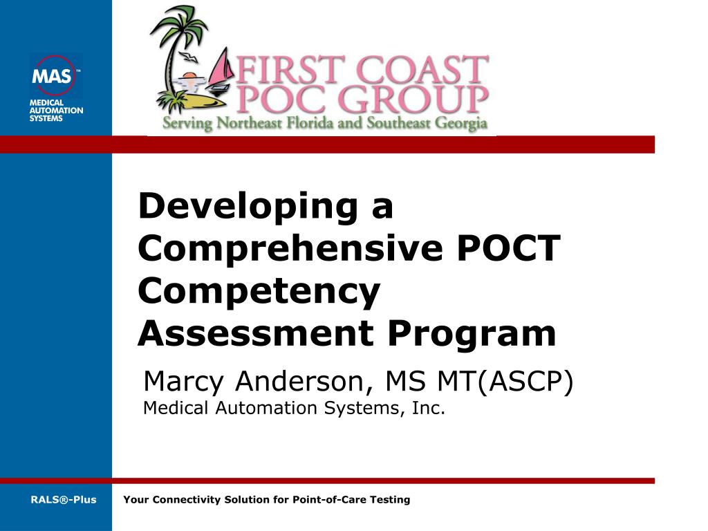 PPT - Developing a Comprehensive POCT Competency Assessment Program ...