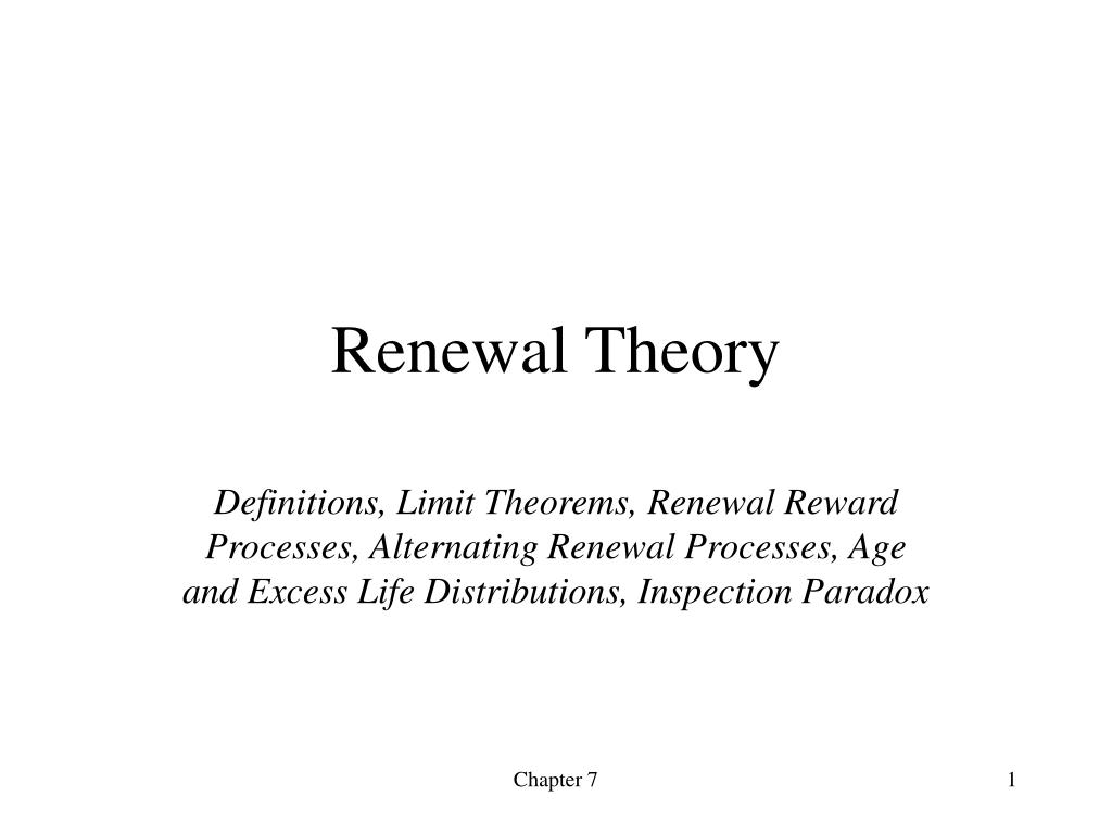 PPT - Renewal Theory PowerPoint Presentation, free download - ID:501152