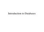 PPT - Introduction to Databases PowerPoint Presentation, free download ...