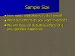 PPT - SAMPLE SIZE DETERMINATION PowerPoint Presentation, free download ...