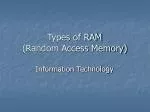 PPT - Random-Access Memory (RAM) PowerPoint Presentation, free download ...