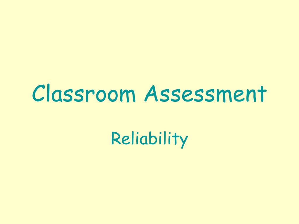 PPT - Classroom Assessment PowerPoint Presentation, free download - ID ...