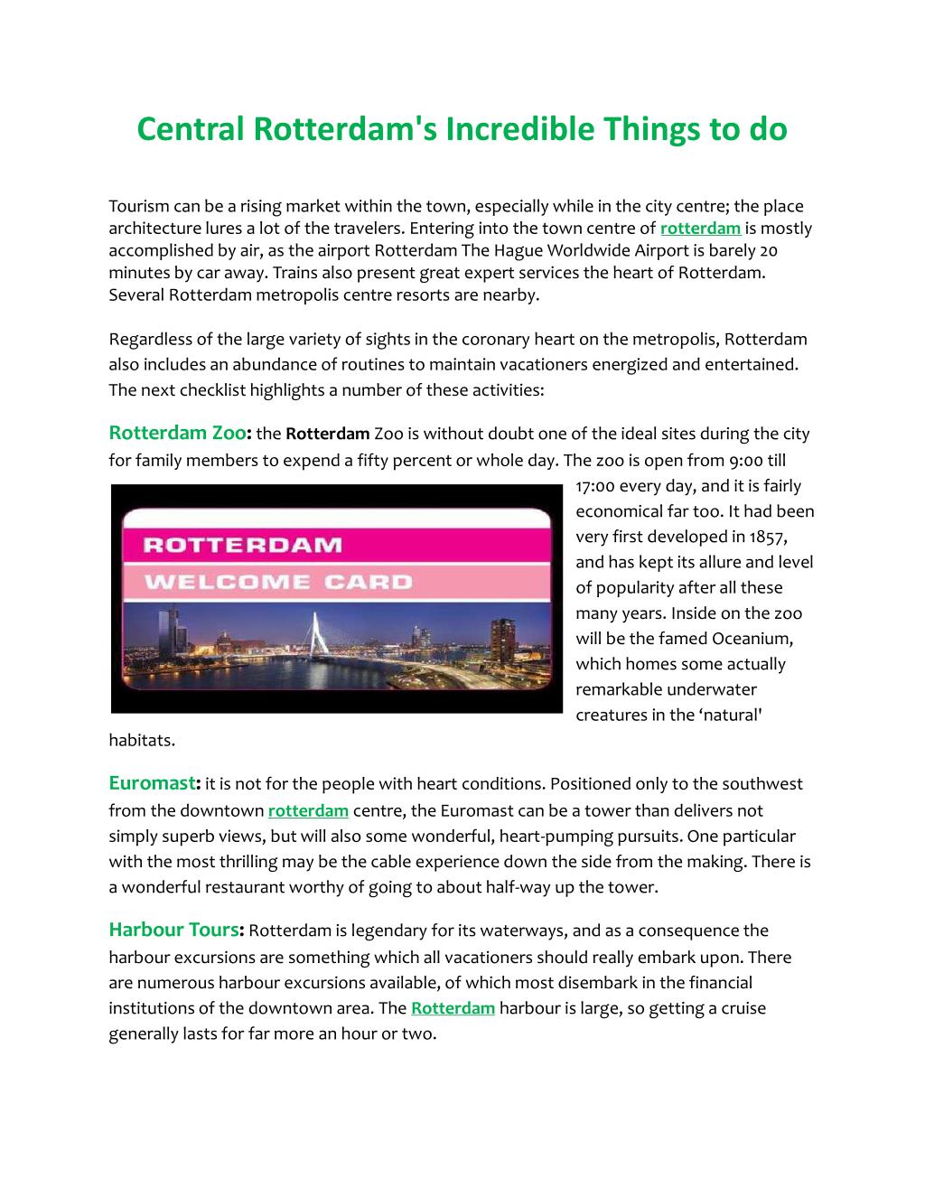 PPT - rotterdam PowerPoint Presentation, free download - ID:505182