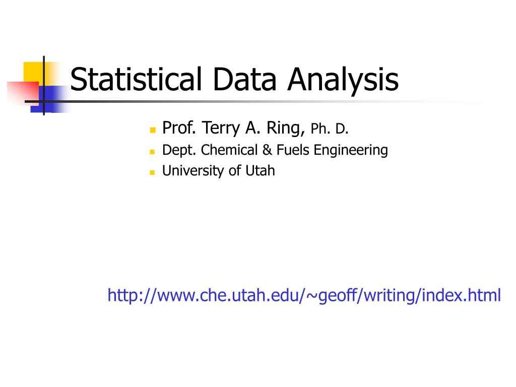 PPT - Statistical Data Analysis PowerPoint Presentation, free download ...