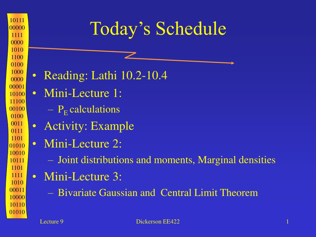 PPT - Today’s Schedule PowerPoint Presentation, free download - ID:506926